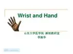 PPT - Wrist and Hand PowerPoint Presentation, free download - ID:2317175