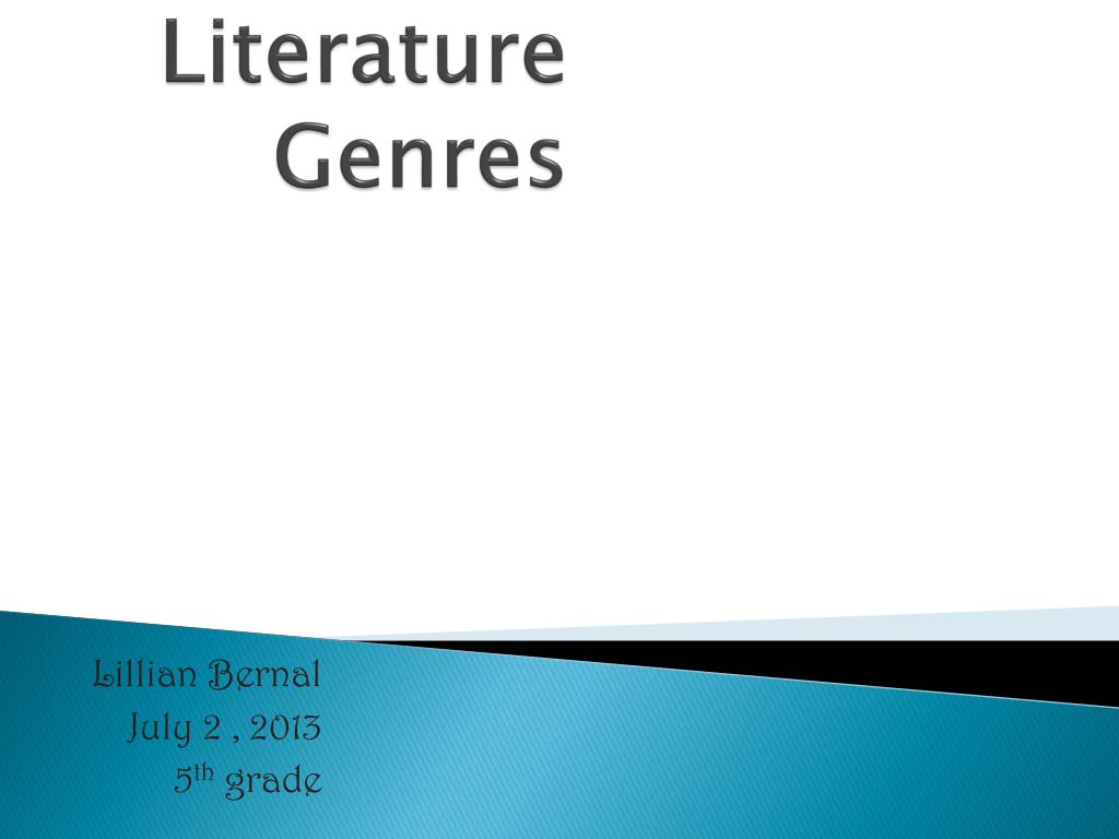 PPT - Exploring Different Book Genres: Fiction and Non-Fiction for ...