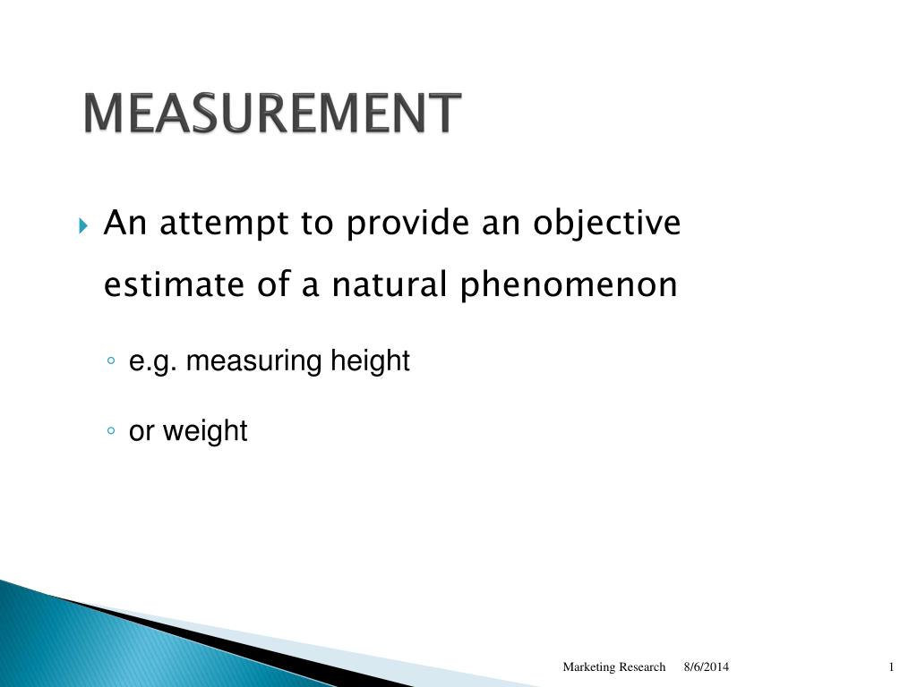 PPT - MEASUREMENT PowerPoint Presentation, free download - ID:2954190
