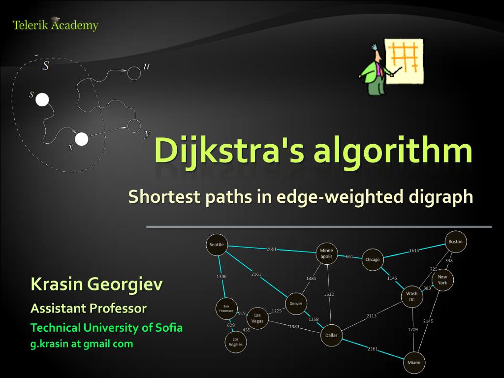 PPT - Dijkstra's algorithm PowerPoint Presentation, free download - ID:2956769