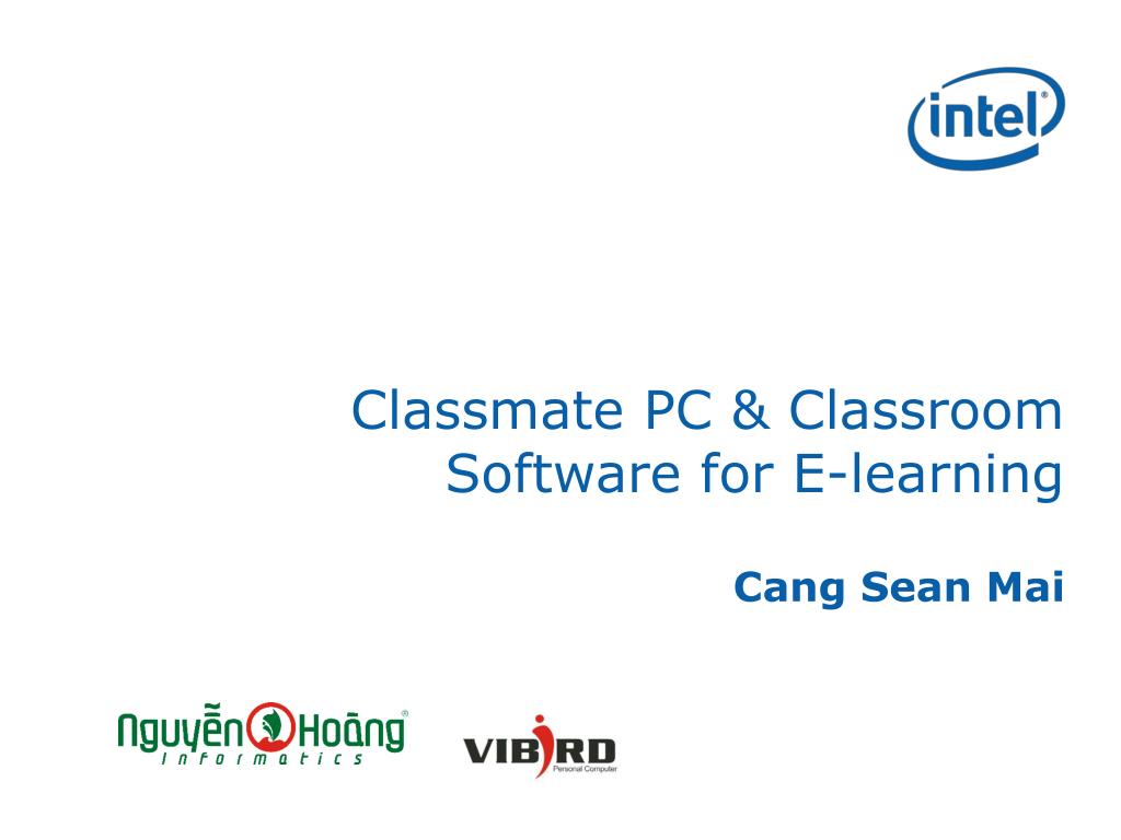 PPT - Classmate PC & Classroom Software for E-learning PowerPoint ...