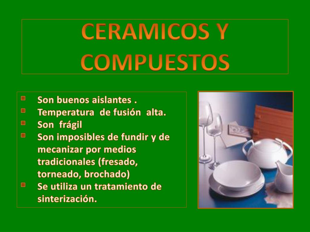 PPT - CERAMICOS Y COMPUESTOS PowerPoint Presentation, free download ...