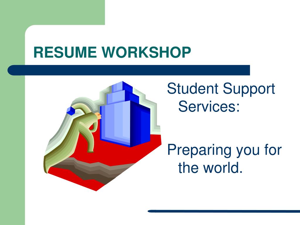 PPT - RESUME WORKSHOP PowerPoint Presentation, free download - ID:2958510