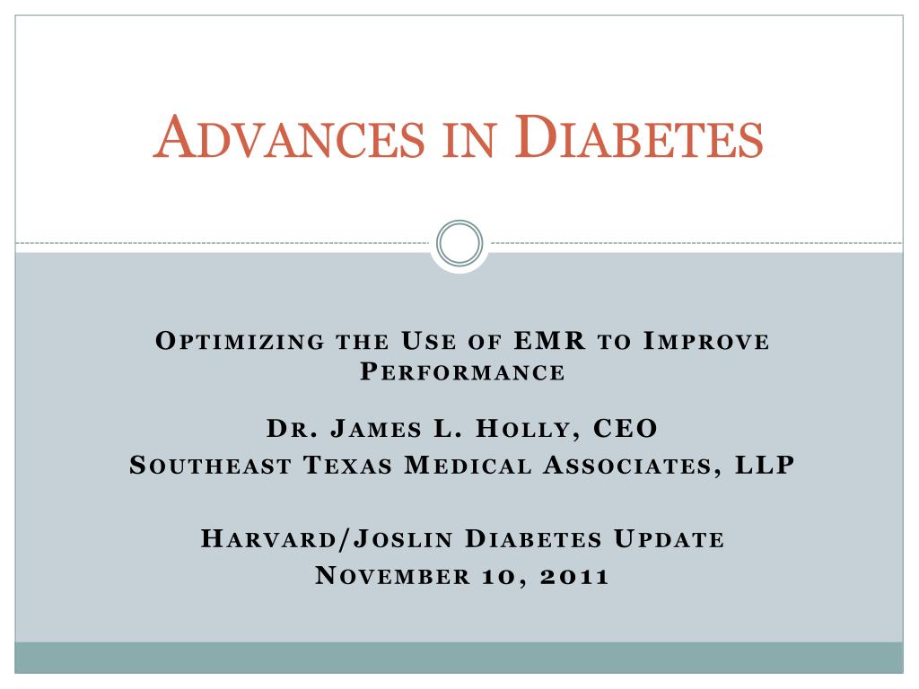 PPT - Advances in Diabetes PowerPoint Presentation, free download - ID ...