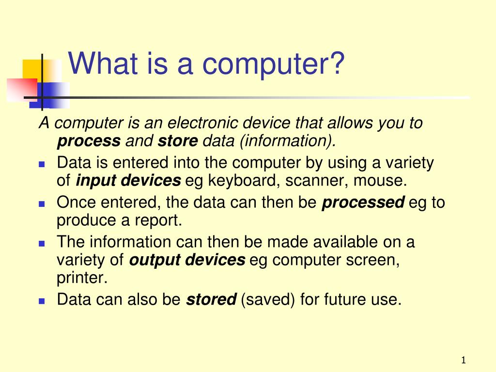 PPT - What is a computer? PowerPoint Presentation, free download - ID ...