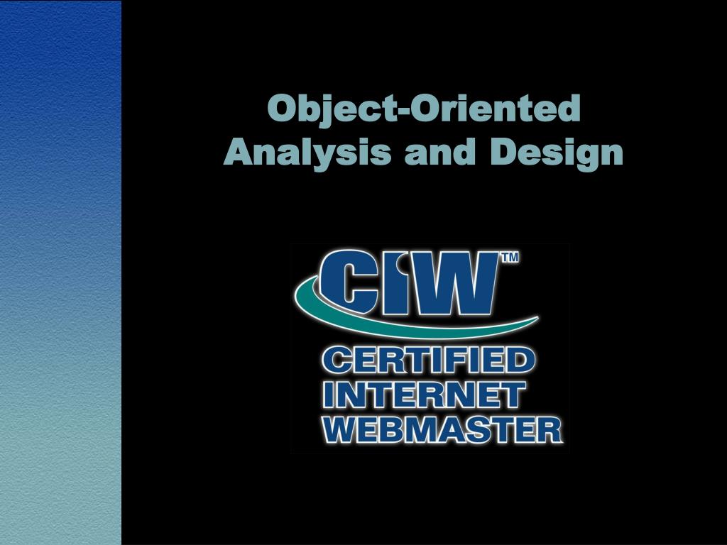 PPT - Object-Oriented Analysis and Design PowerPoint Presentation, free ...