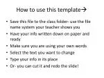 PPT - How to Use this Template PowerPoint Presentation, free download ...