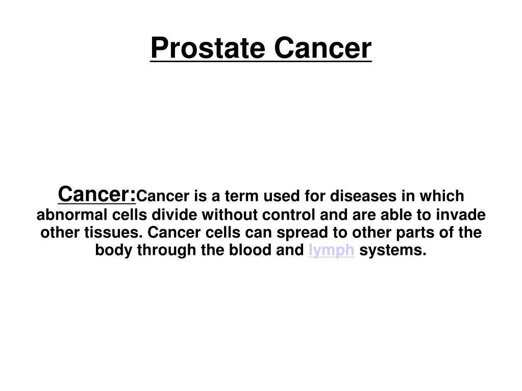 PPT - Prostate Cancer PowerPoint Presentation, free download - ID:2961519