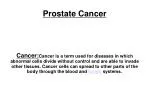 PPT - Prostate Cancer PowerPoint Presentation, free download - ID:2589939