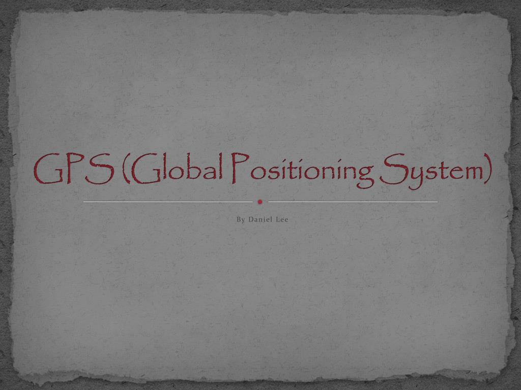 PPT - GPS (Global Positioning System) PowerPoint Presentation, free ...