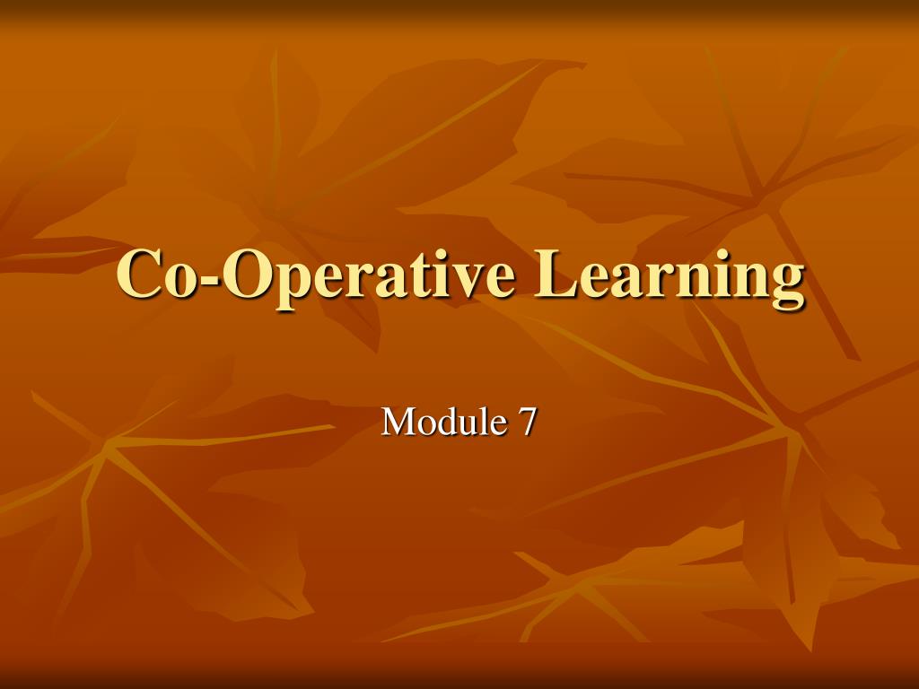 PPT - Co-Operative Learning PowerPoint Presentation, free download - ID ...