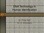 PPT - Forensic DNA Identification from Human Remains Submerged in Water ...