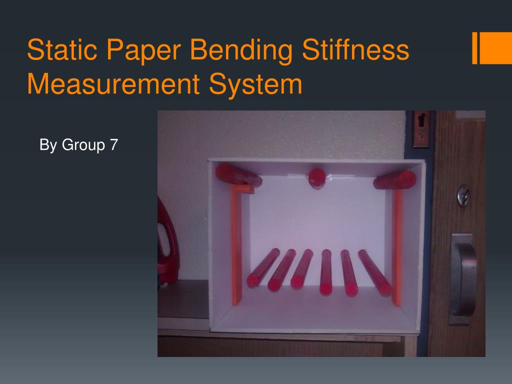 PPT - Static Paper Bending Stiffness Measurement System PowerPoint ...