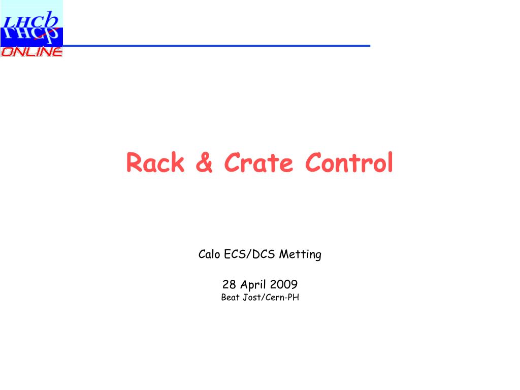 PPT - Rack & Crate Control PowerPoint Presentation, free download - ID ...