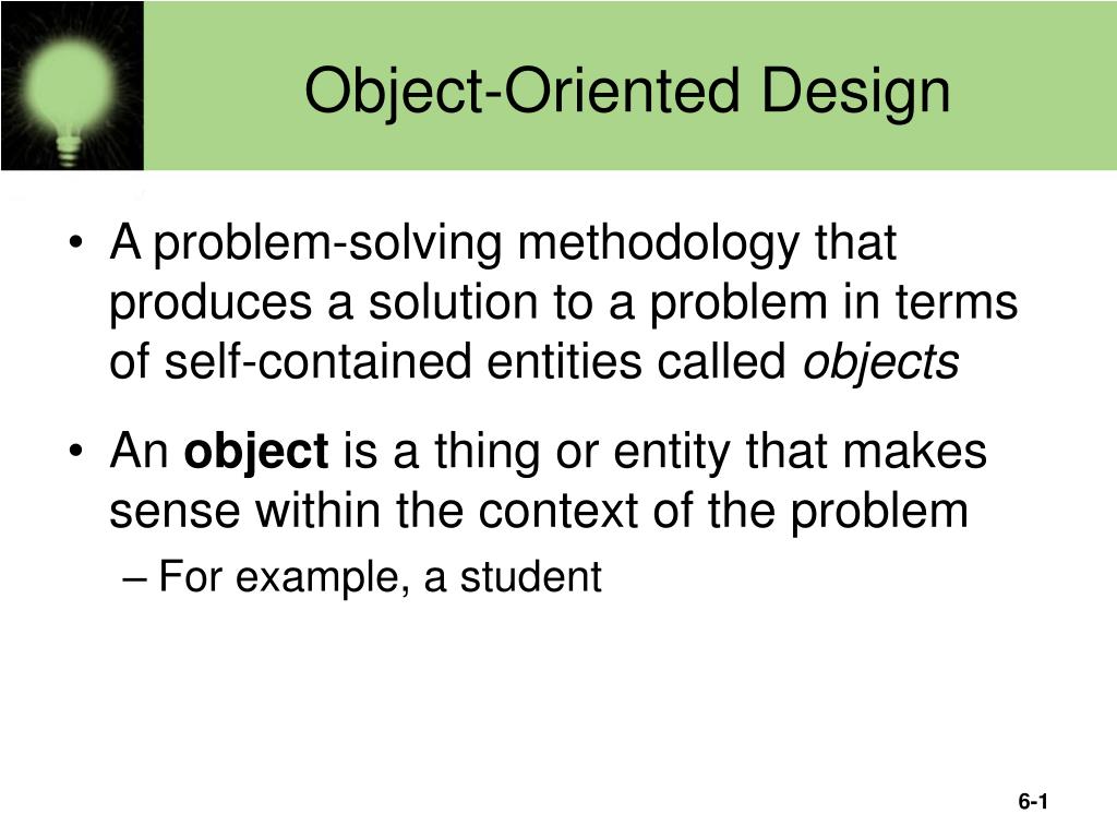 PPT - Object-Oriented Design PowerPoint Presentation, free download ...