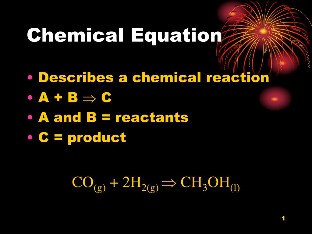 PPT - Chemical Equation PowerPoint Presentation, free download - ID:2964679