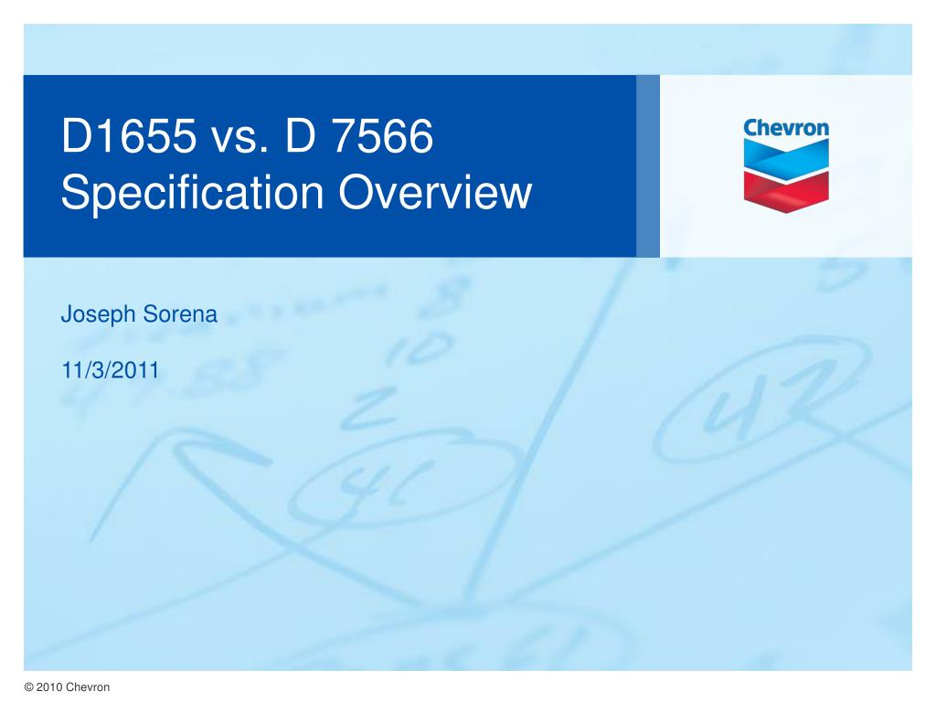 PPT - D1655 vs. D 7566 Specification Overview PowerPoint Presentation ...