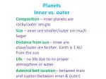 PPT - The Inner and Outer Planets of Our Solar System PowerPoint ...