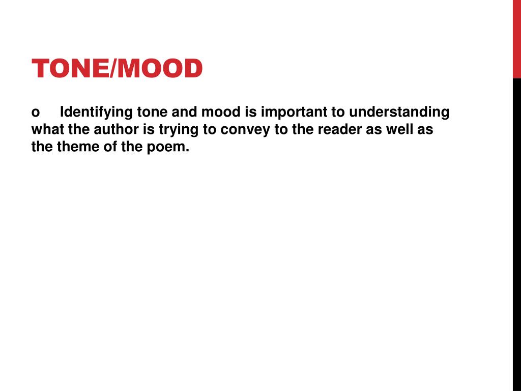 PPT - Tone/Mood PowerPoint Presentation, free download - ID:2967269