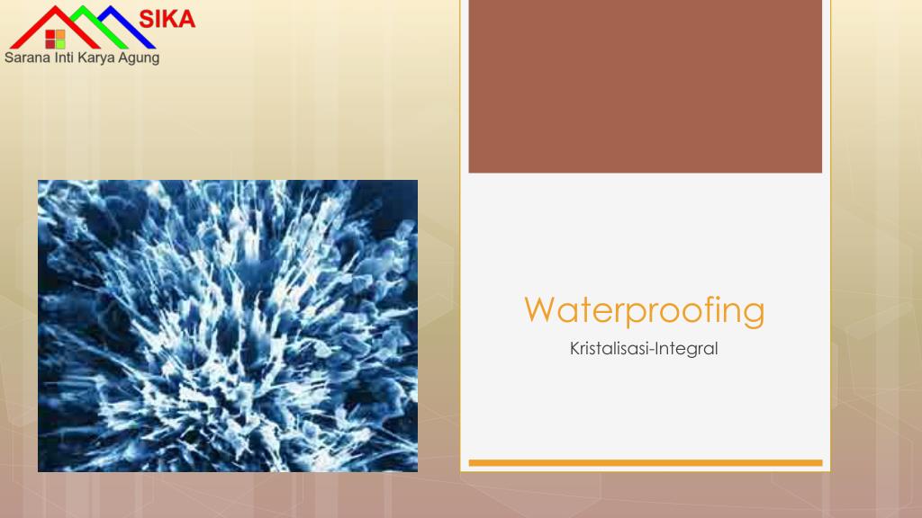 PPT - Waterproofing PowerPoint Presentation, free download - ID:2968382