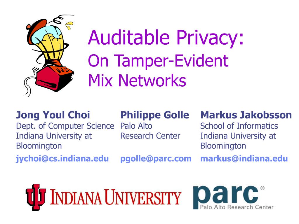 PPT - Auditable Privacy: PowerPoint Presentation, free download - ID ...