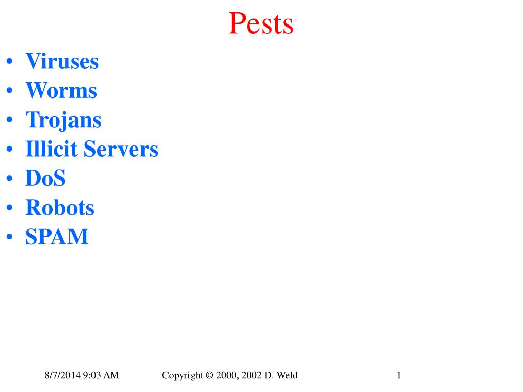 PPT - Pests PowerPoint Presentation, free download - ID:2968785