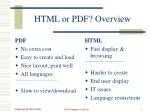 PPT - HTML Overview PowerPoint Presentation, free download - ID:6305134