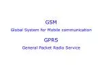 PPT - GSM-Global System for Mobile Communication PowerPoint ...