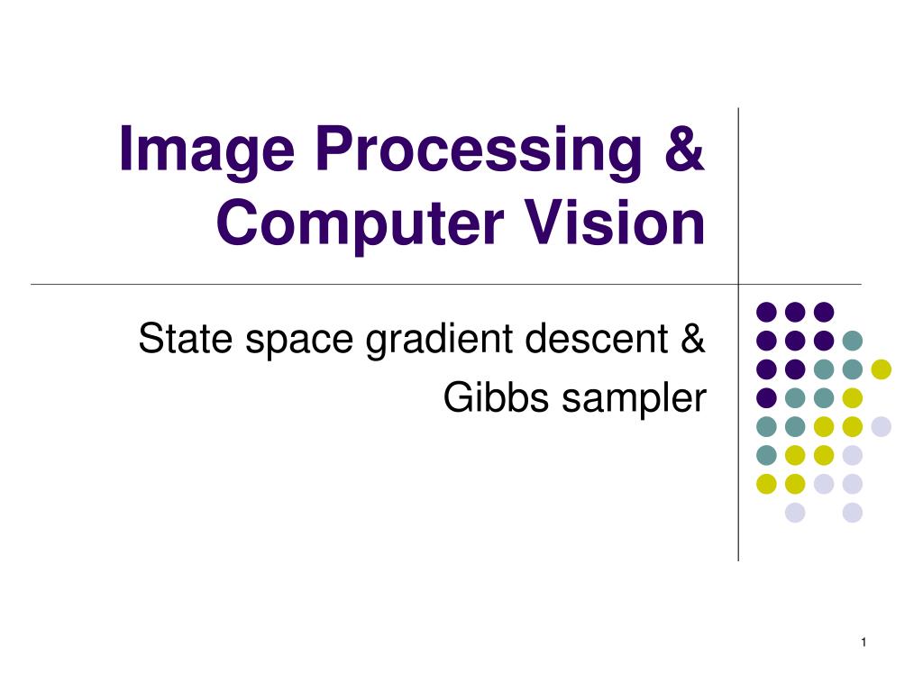 PPT - Image Processing & Computer Vision PowerPoint Presentation - ID ...