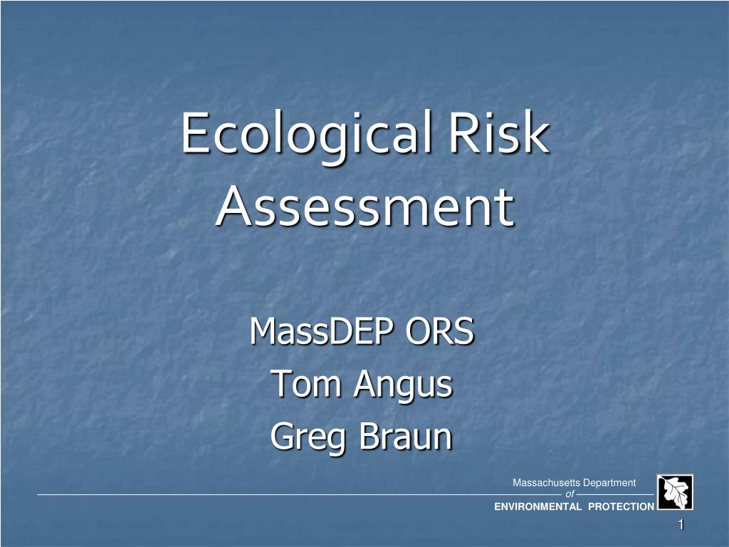PPT - Ecological Risk Assessment PowerPoint Presentation, free download ...