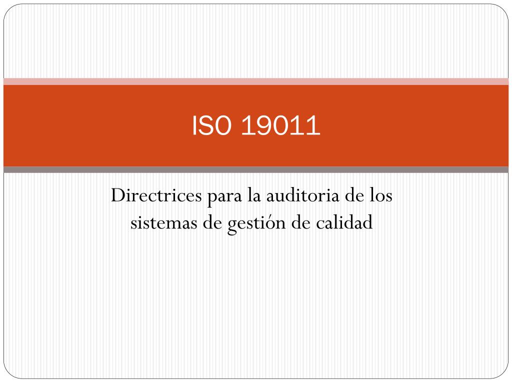 PPT - ISO 19011 PowerPoint Presentation, free download - ID:2973128