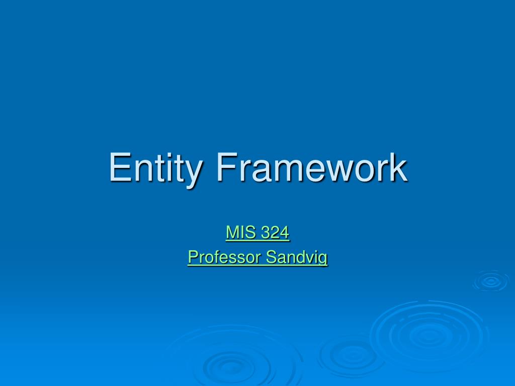 PPT - Entity Framework PowerPoint Presentation, free download - ID:2973783