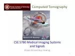 PPT - PAM2003 Lecture 5: Computed Tomography II PowerPoint Presentation ...