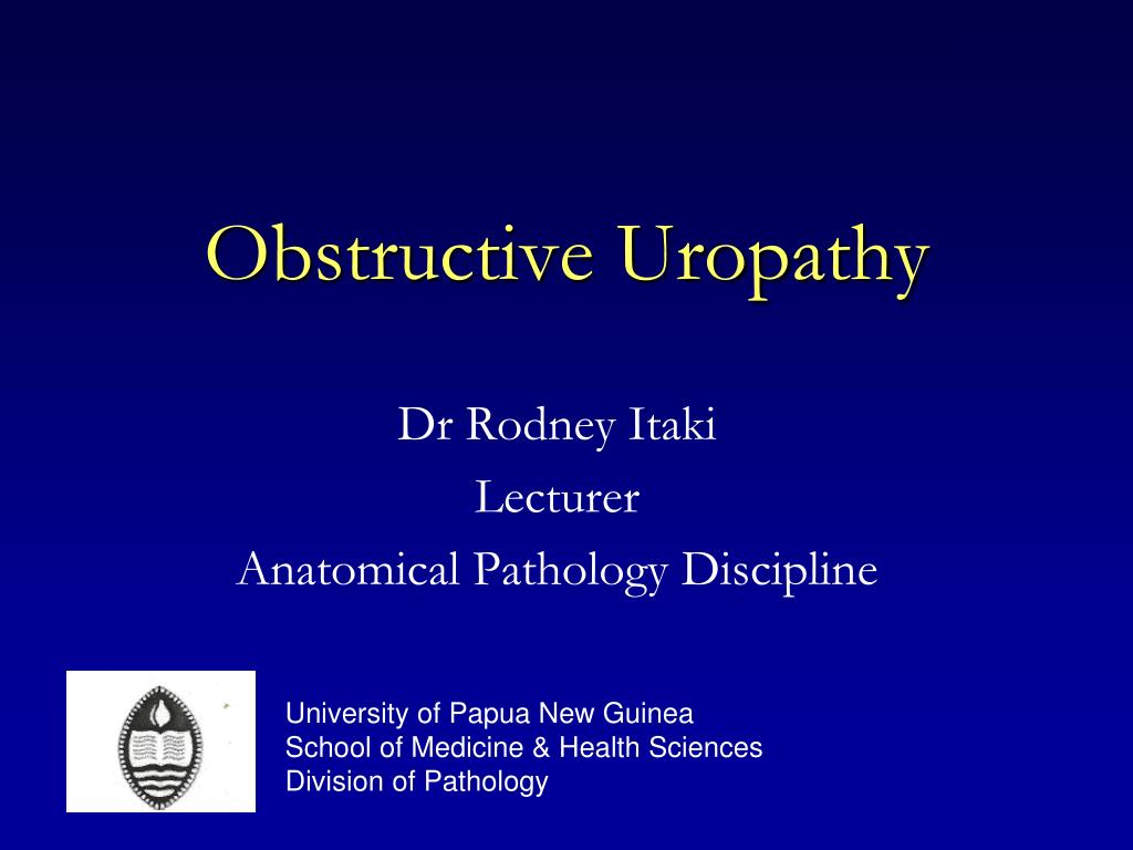 PPT - Obstructive Uropathy PowerPoint Presentation, free download - ID ...