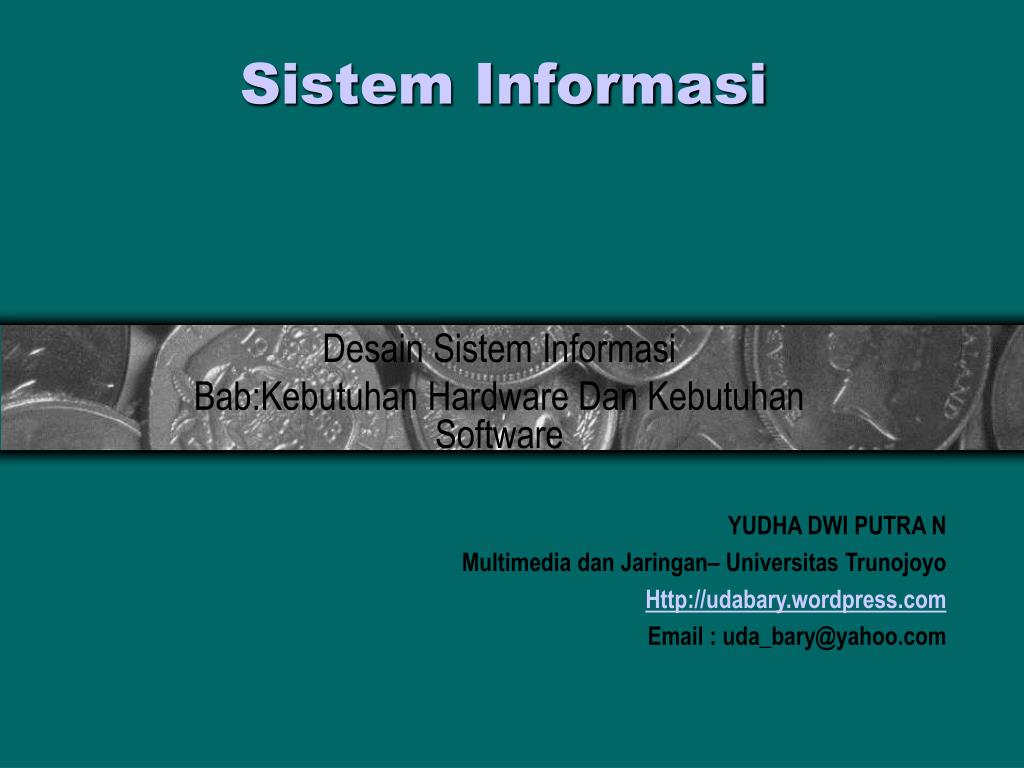 PPT - Sistem Informasi PowerPoint Presentation, free download - ID:2976306