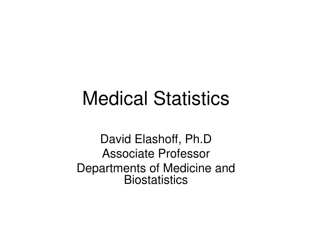 PPT - Medical Statistics PowerPoint Presentation, free download - ID ...