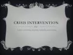 PPT - THEORIES OF CRISIS, CRISIS INTERVENTION PowerPoint Presentation ...