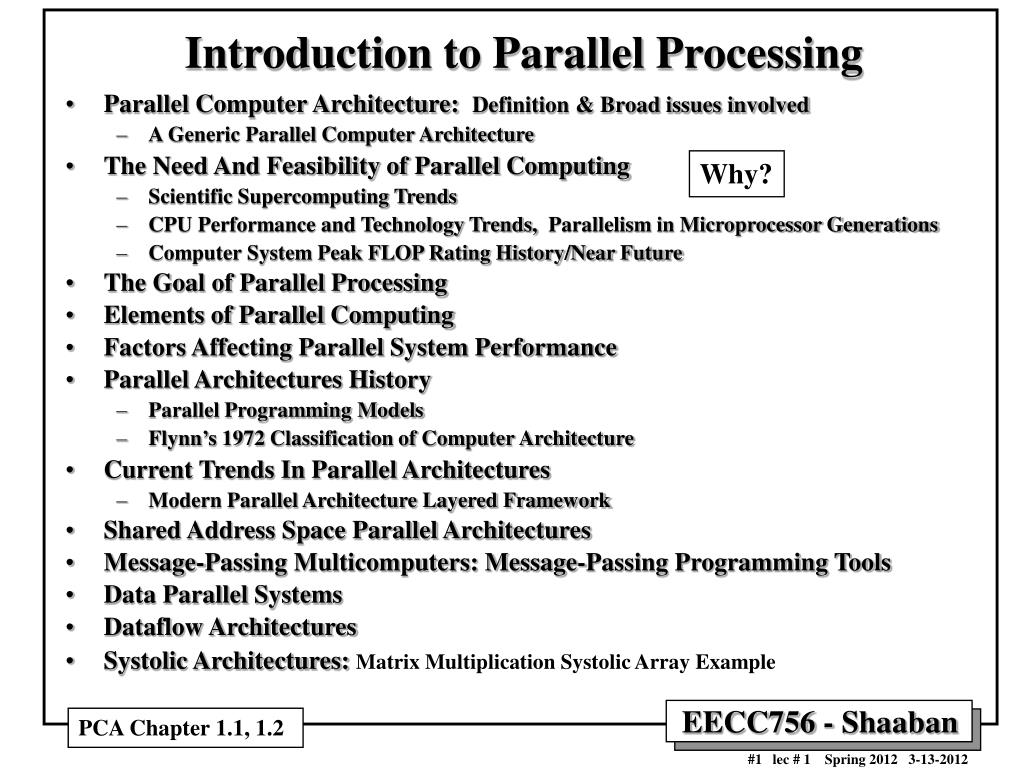 PPT - Introduction to Parallel Processing PowerPoint Presentation, free download - ID:2981822