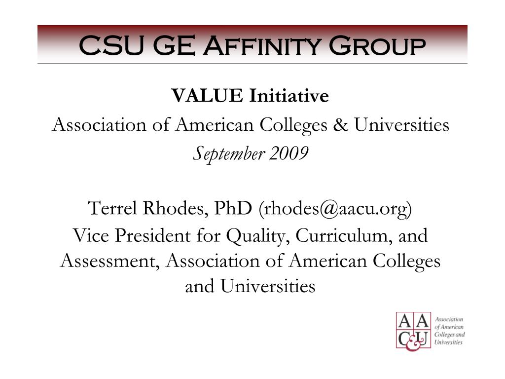 PPT - CSU GE Affinity Group PowerPoint Presentation, free download - ID ...