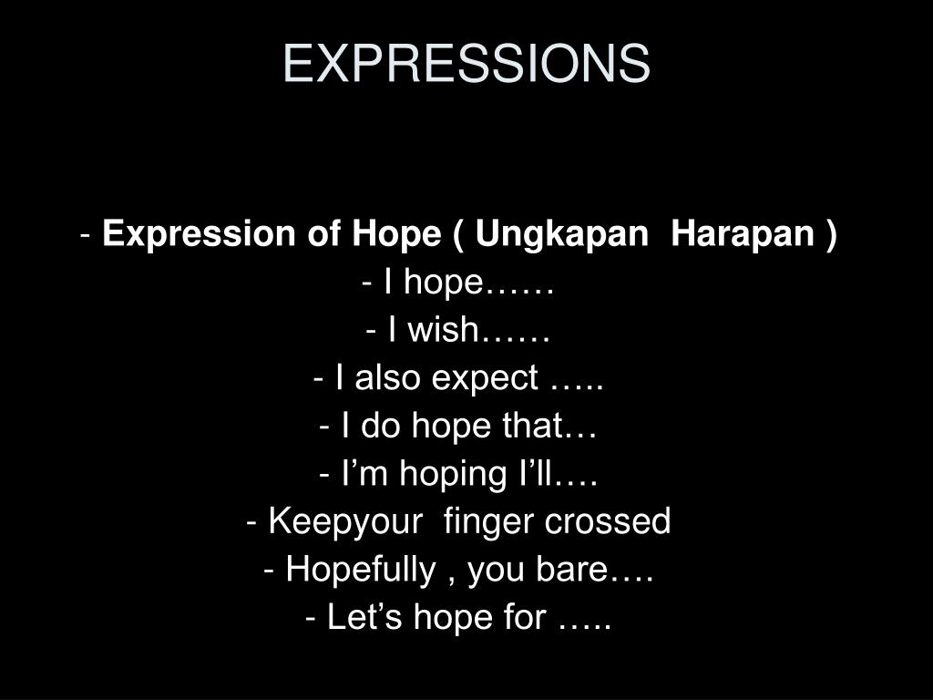 PPT - EXPRESSIONS PowerPoint Presentation, free download - ID:2983603