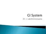PPT - Development of GI system PowerPoint Presentation, free download ...