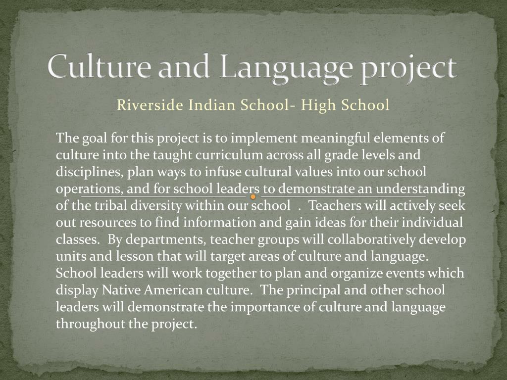 PPT - Riverside Indian School - High School Cultural Integration ...