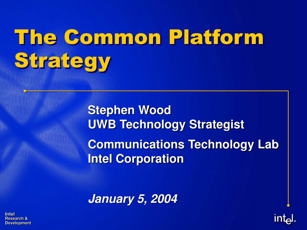 PPT - The Common Platform Strategy PowerPoint Presentation, free ...