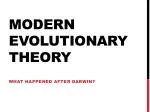 PPT - 15-3 Shaping Evolutionary Theory: PowerPoint Presentation, free ...