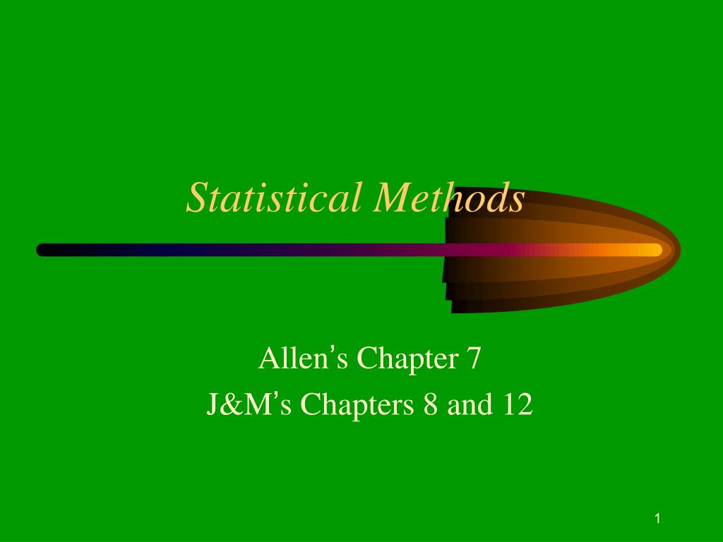 PPT - Statistical Methods PowerPoint Presentation, free download - ID ...