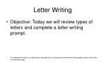 PPT - LETTER WRITING PowerPoint Presentation, free download - ID:5542935