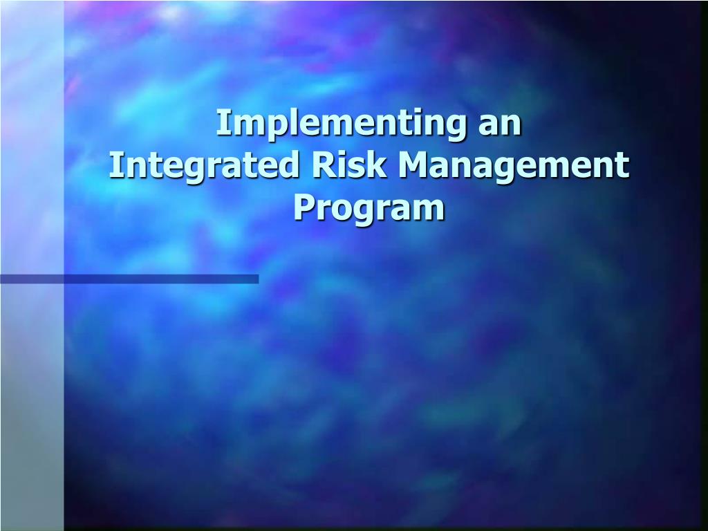 PPT - Integrated Risk Management for Firm Success PowerPoint ...