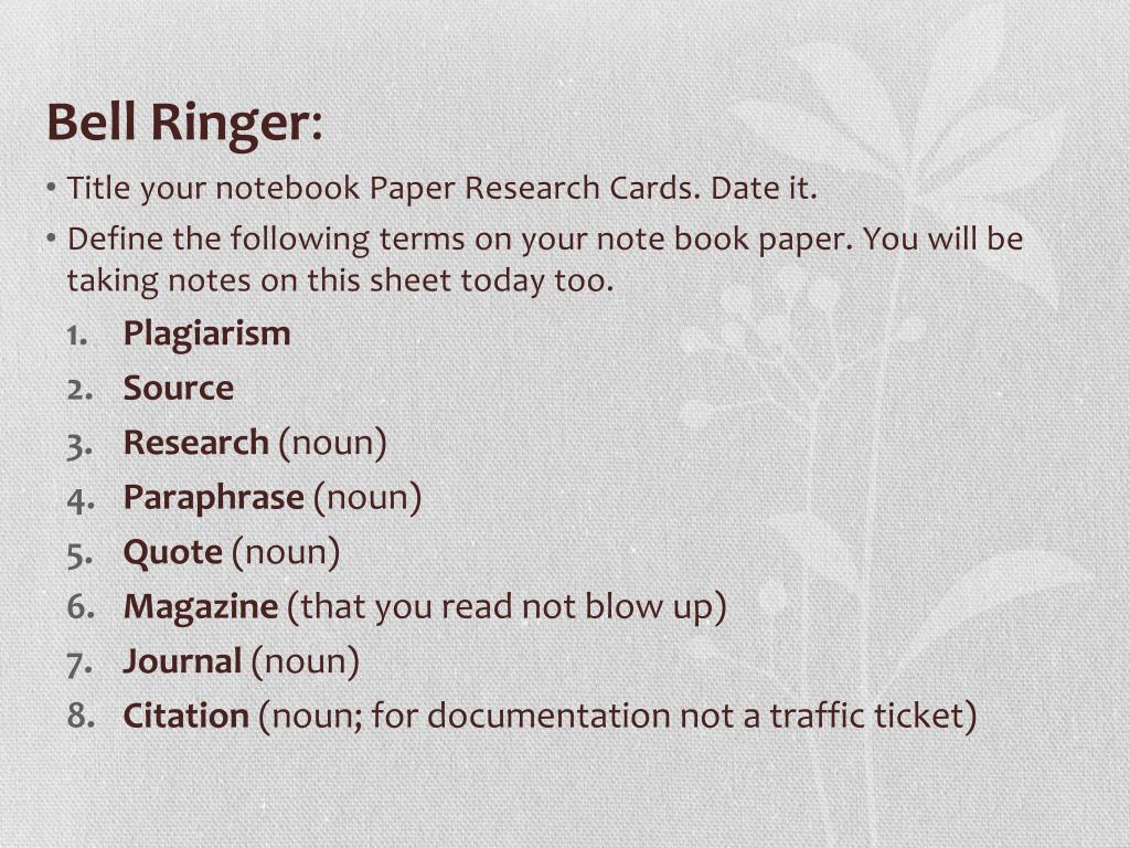 PPT - Bell Ringer : PowerPoint Presentation, free download - ID:2991557