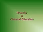 PPT - The Faculties of Classical Rhetoric PowerPoint Presentation, free ...