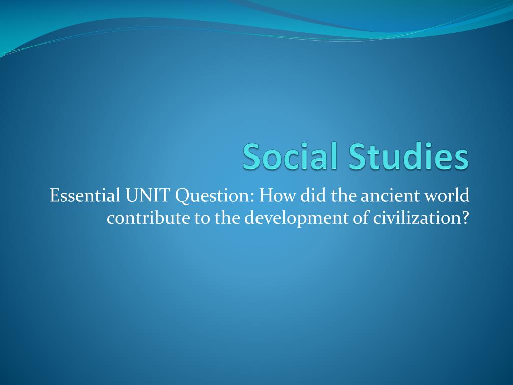 PPT - Social Studies PowerPoint Presentation, free download - ID:2992946
